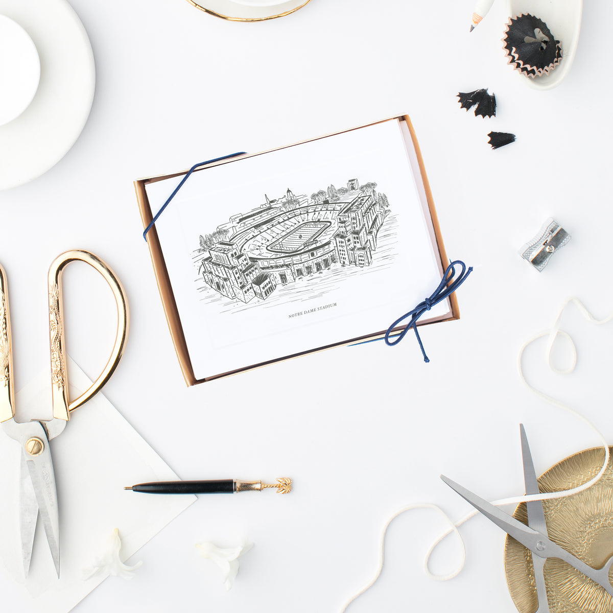 University of Notre Dame Note Card Set, Notre Dame Stadium – CollegiateAF